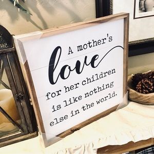 wood signs farmhouse cottage | Accents | Mothers Day Mom Mama Birthday ...